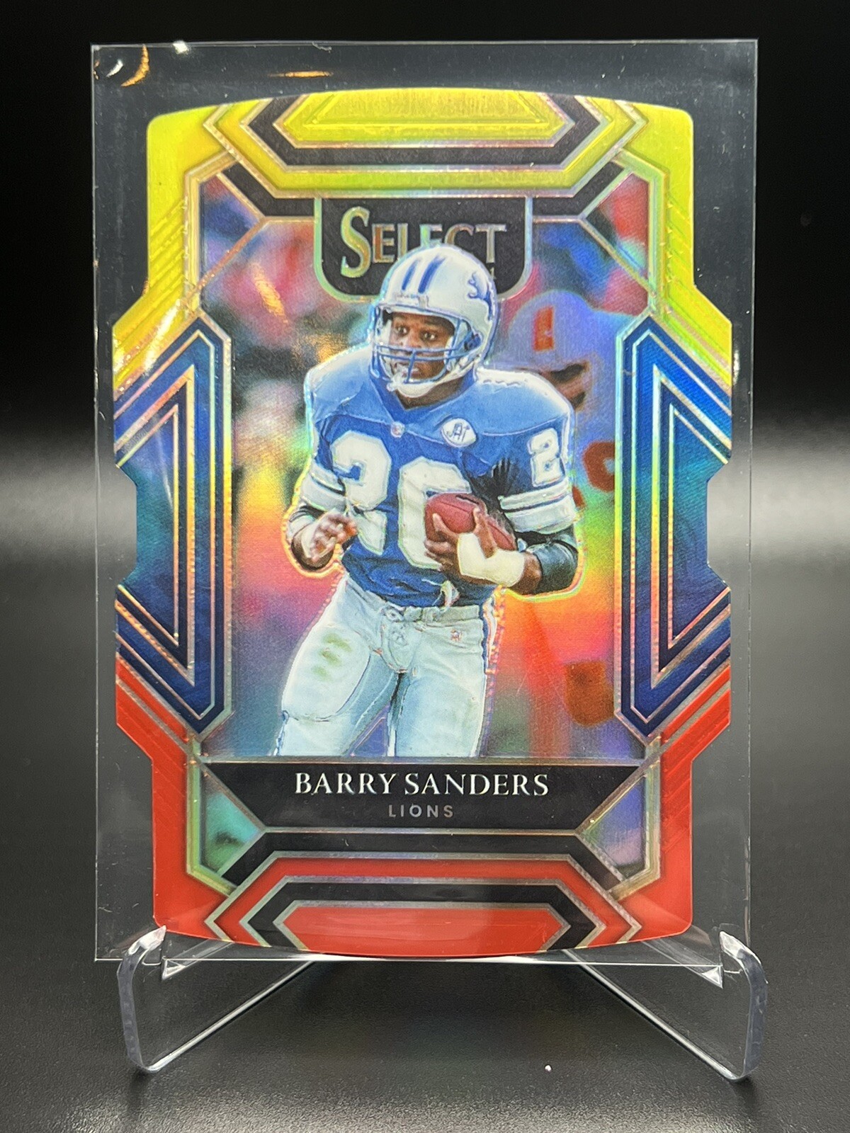 2021 Panini Select - Club Level Red & Yellow Prizm Die-Cut #236 Barry ...