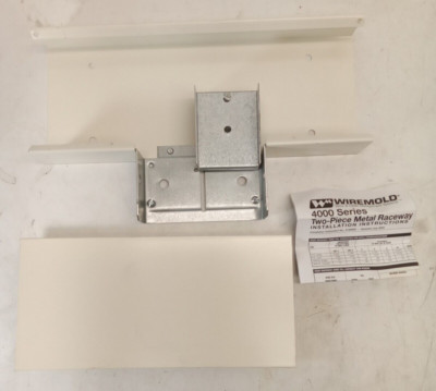 Wiremold V4015D Steel Divided Tee 4000 Series Ivory | eBay