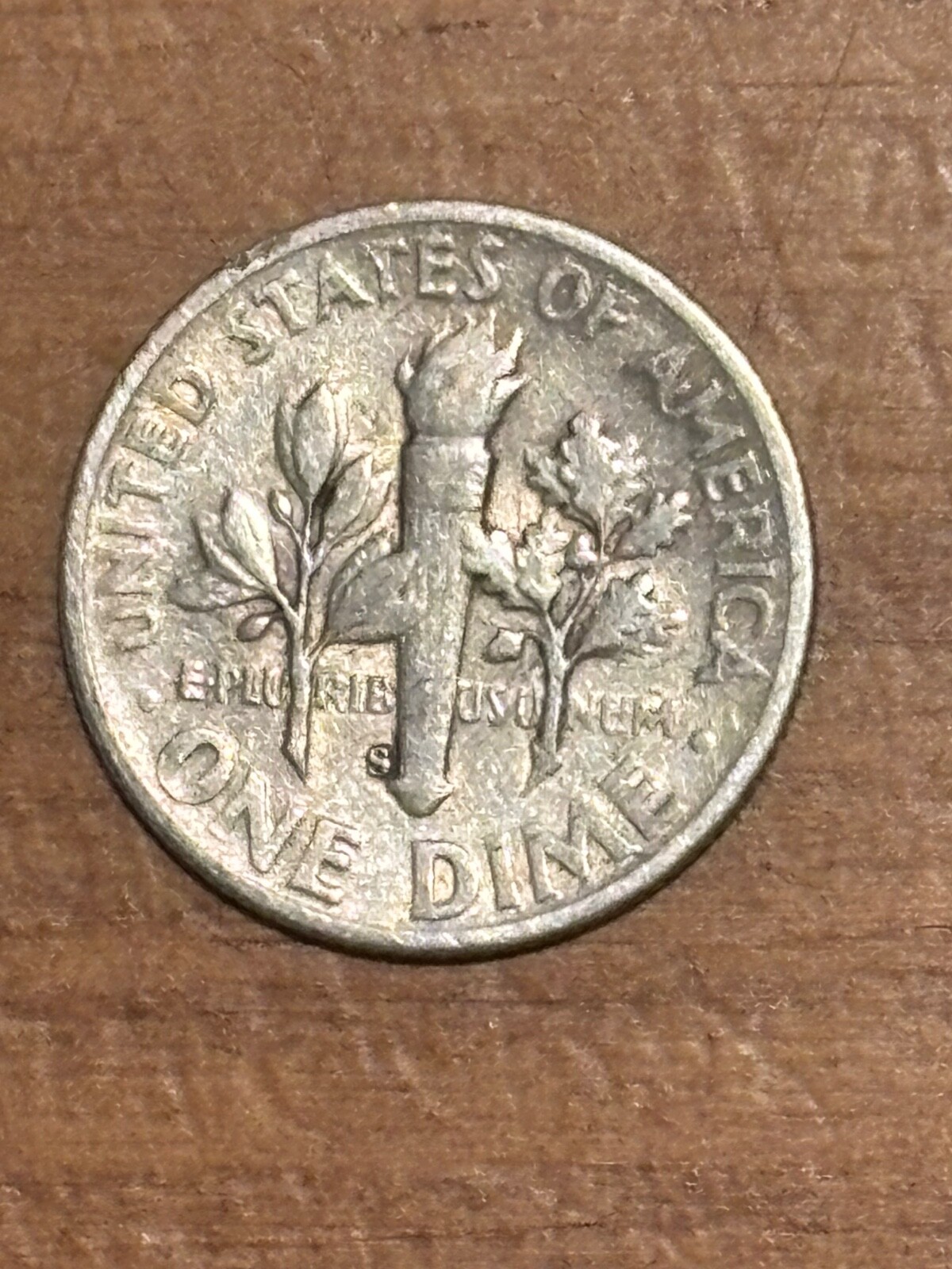 RARE 1949 S Roosevelt Dime with flaw. S to close to torch | eBay