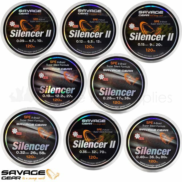 Savage Gear Silencer Braid 120m 27lb for sale online | eBay