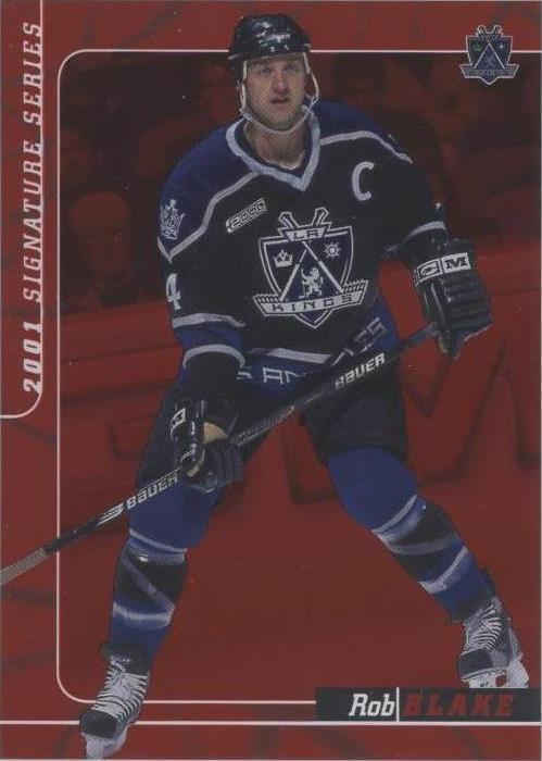 2000-01 In the Game Be A Player Signature Series - Rob Blake #151 Ruby ...