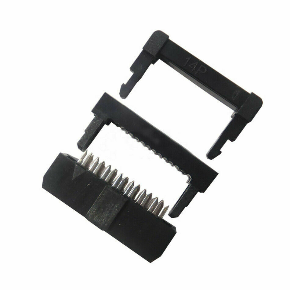 IDC Pitch 2mm Box Connector Flat Ribbon Cable Connectors 6/8/10/14/16 ...