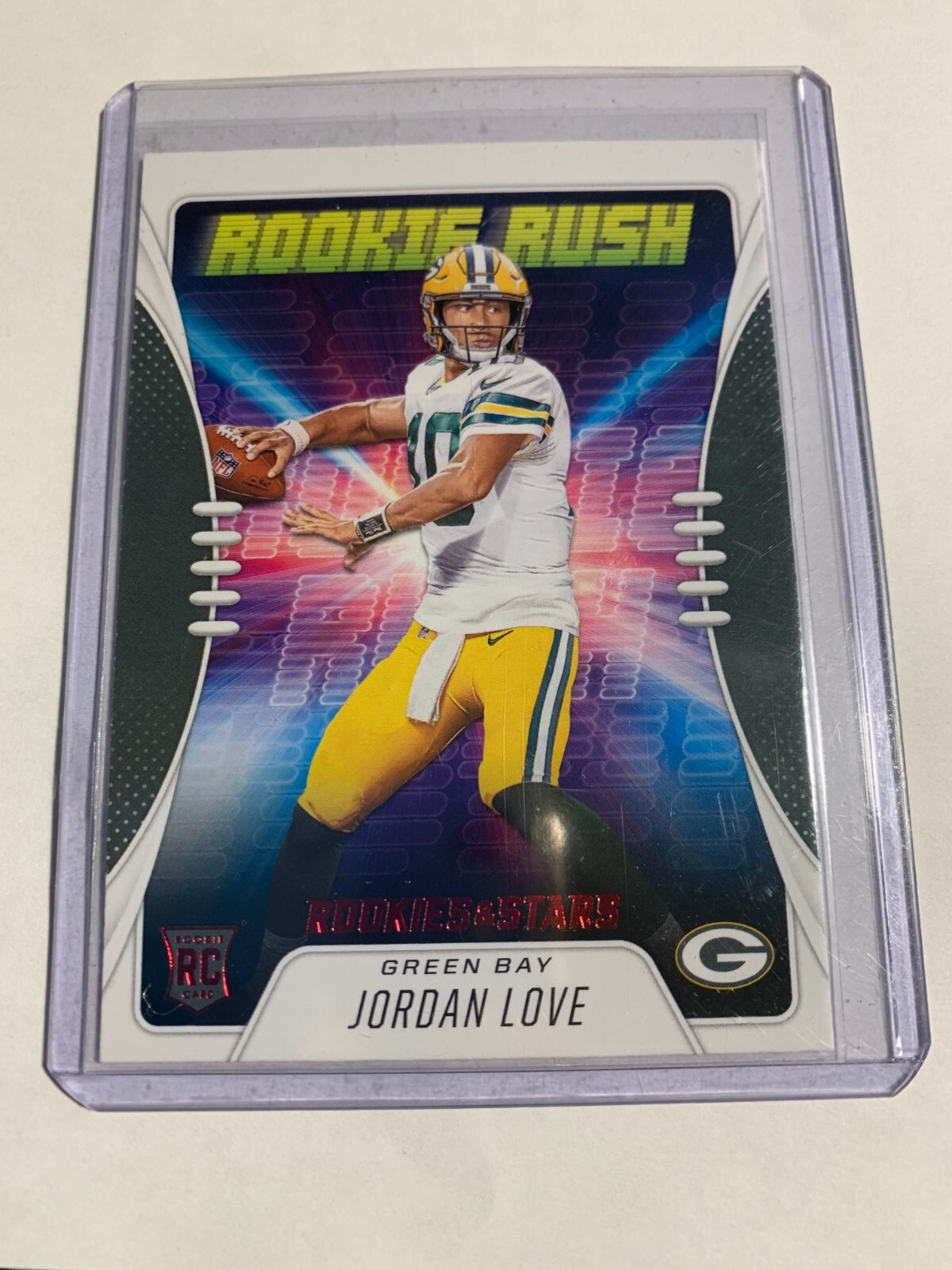 2020 ROOKIES AND STARS JORDAN LOVE ROOKIE RUSH PACKERS ~ #RR-4 | eBay