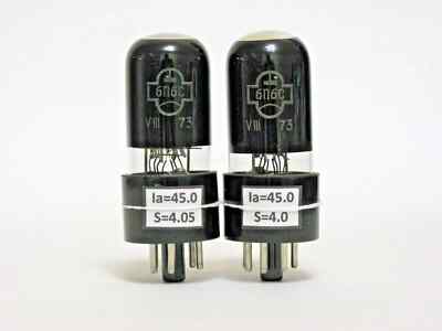 US Stock! 2x 6P6S / 6V6GT / 6П6С / 6P6P MATCHED PAIR (2pcs) TUBES NEW ...