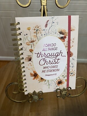 Journal-Wirebound- I CAN DO ALL THINGS THROUGH CHRIST WHO GIVES ME ...