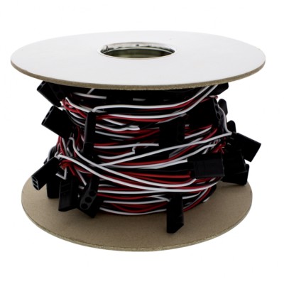 Triple Female Bullet Plug Wire Harness - 12 Lead - 100 Plugs - 98.5 ...