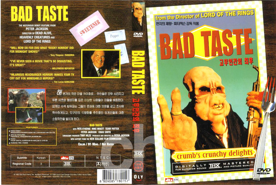 BAD TASTE (1987) - Peter Jackson, Terry Potter, Pete O'Herne DVD NEW | eBay