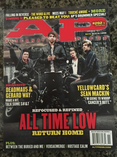 All Time Low AP magazine 2012 Alternative Press | eBay