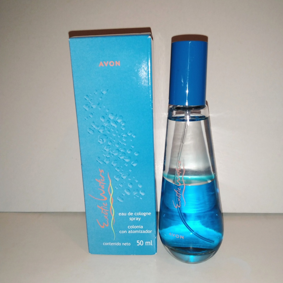 AVON Exotic Waters Original Eau de Cologne + Deodorant + Body Cream 3PC ...