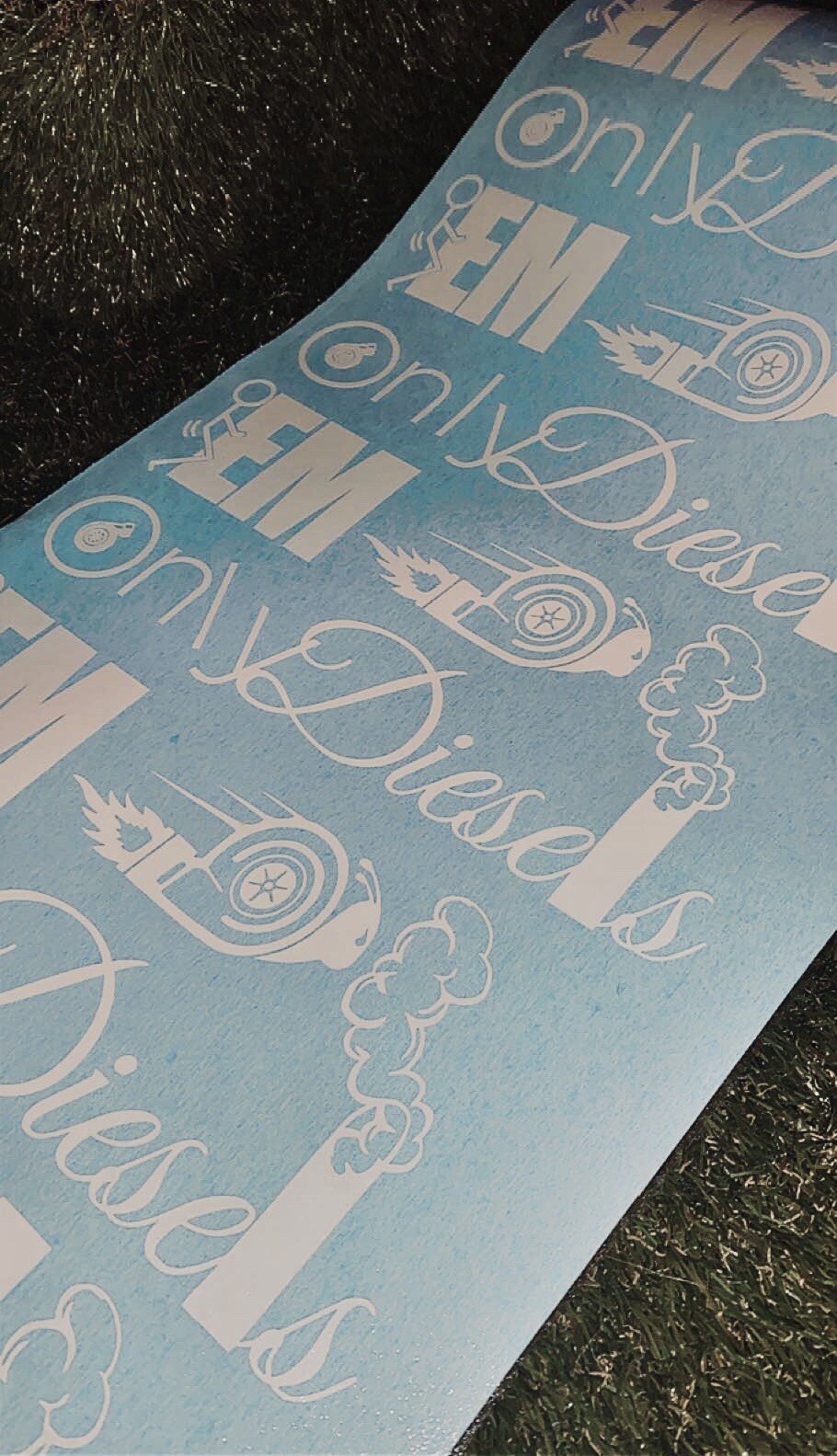 Only Diesel Decal Car Bumper Sticker Diesel Truck Funny Sticker ...