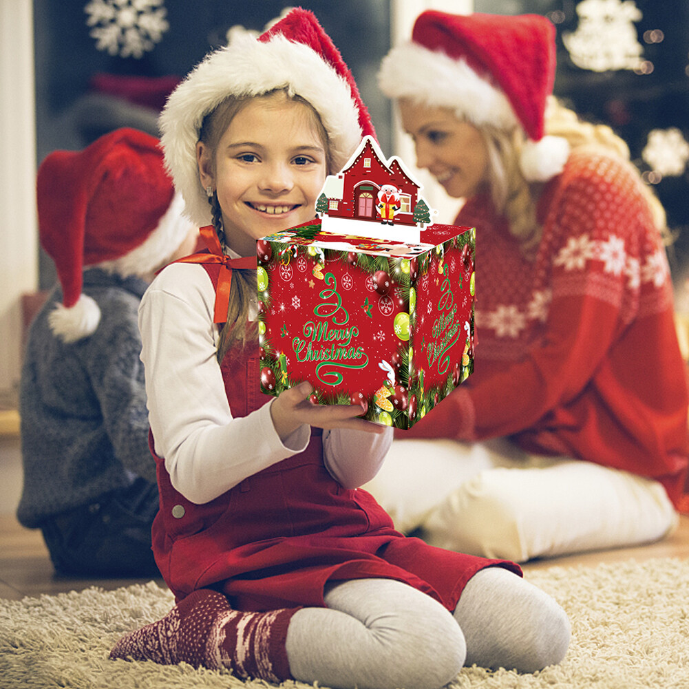 Money Pulling Box 30Pcs Bags Cash Gift Box with Cake Card for Mother ...