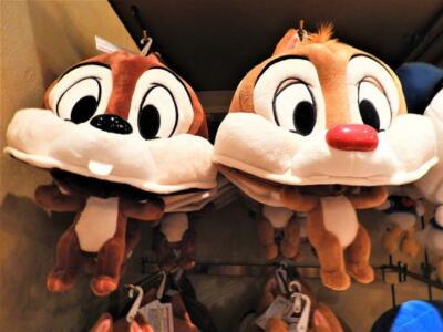 Tokyo Disney Resort Chip and Dale Fan Cap 2set Hat Headband Plush TDR ...