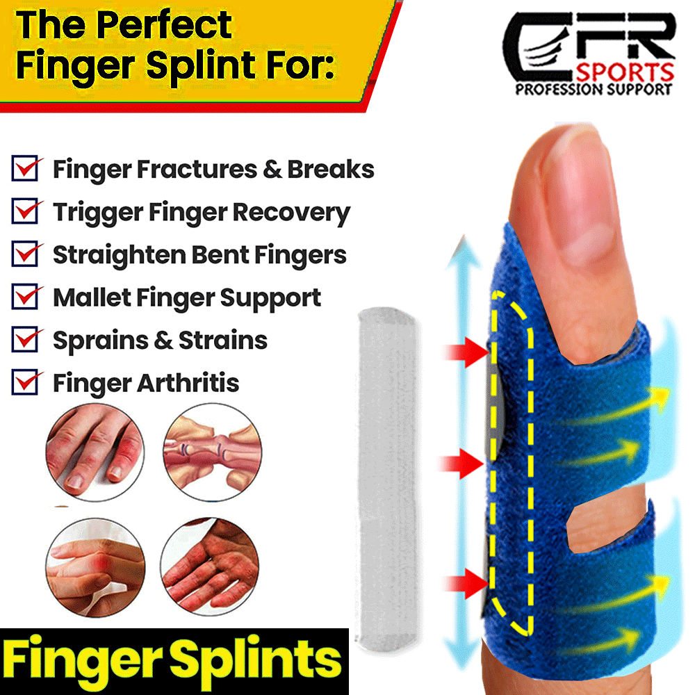 Adjustable Trigger Finger Support Brace Splint Straightener Corrector ...