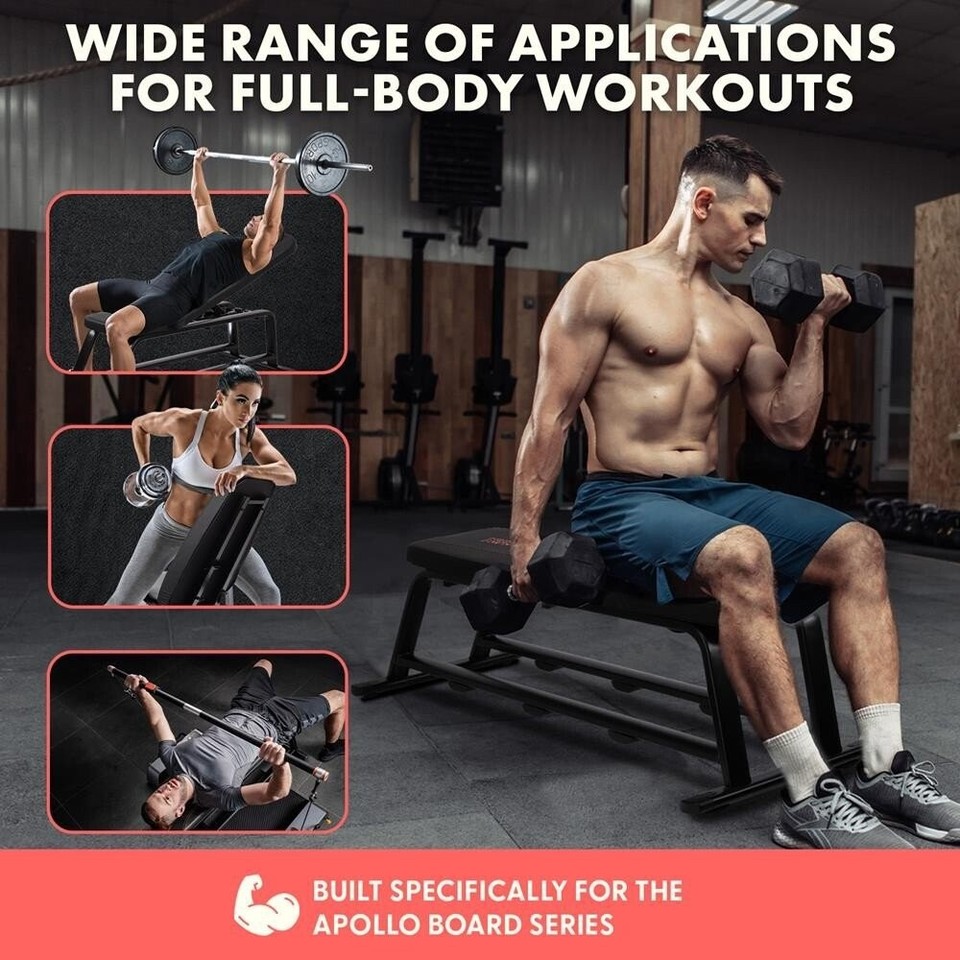 SQUATZ Durable Flat Weigh Bench for Multifunctional Apollo Board Device ...