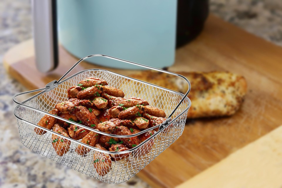 Air fryer Basket 8.19 inch Compatible for Instant Vortex,Air Fryer ...