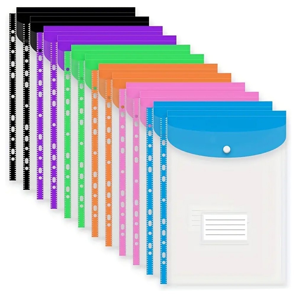 Plastic Binder 10pcs A4 Project Folder Plastic Wallets Presentation ...