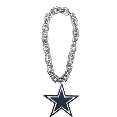 NFL Dallas Cowboys FanChain Chain FanFave Chain 3D Big Logo ...