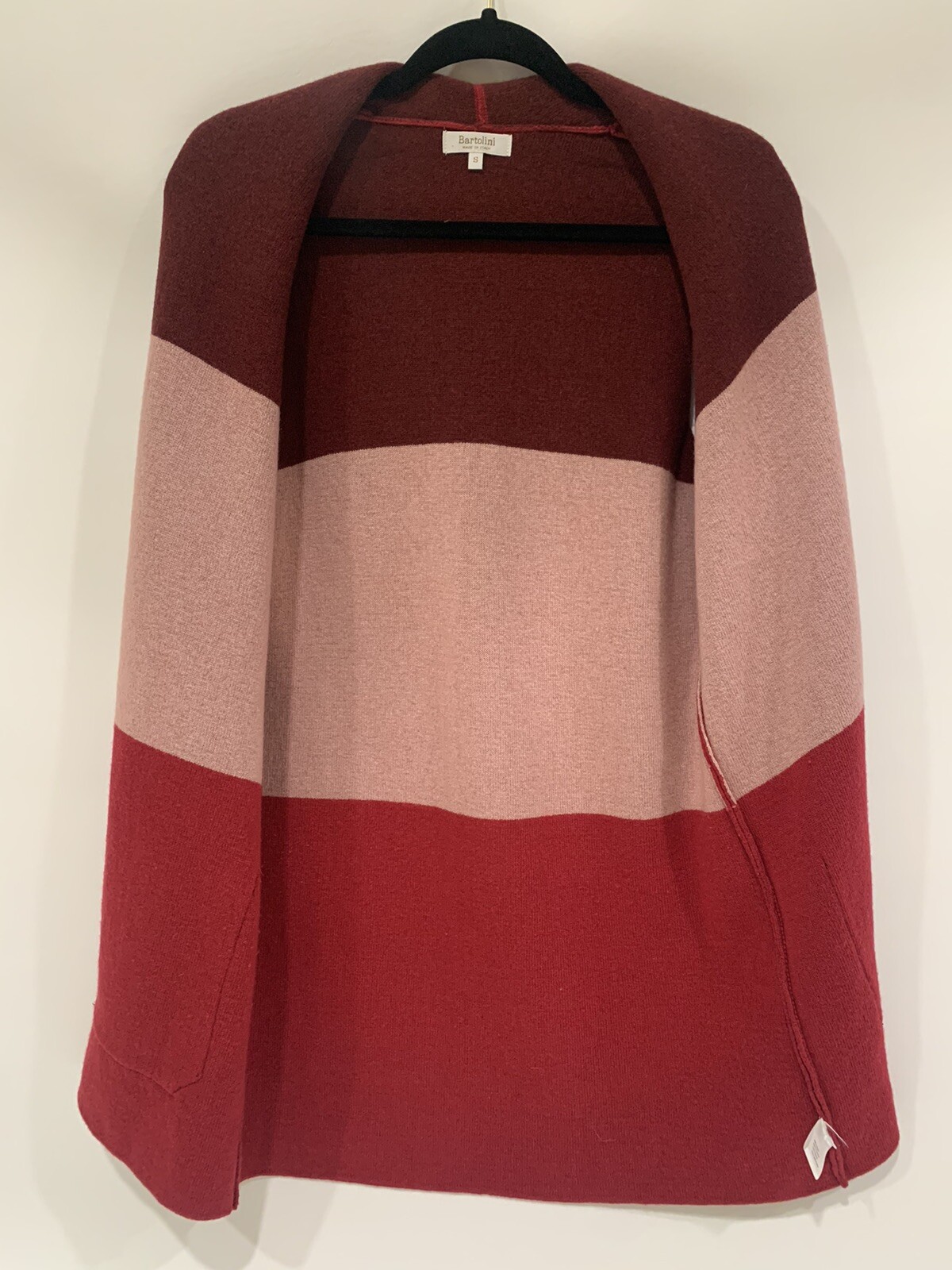 Bartolini Red Wool Cashmere Sweater Vest w/ Pockets * Italy *, Women's ...