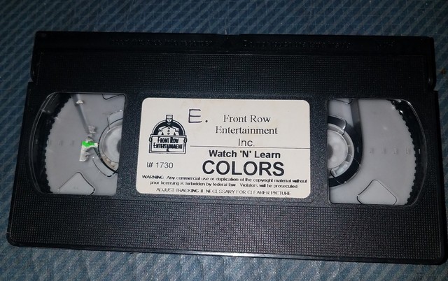 Watch n Learn - Colors (VHS, 2000) for sale online | eBay