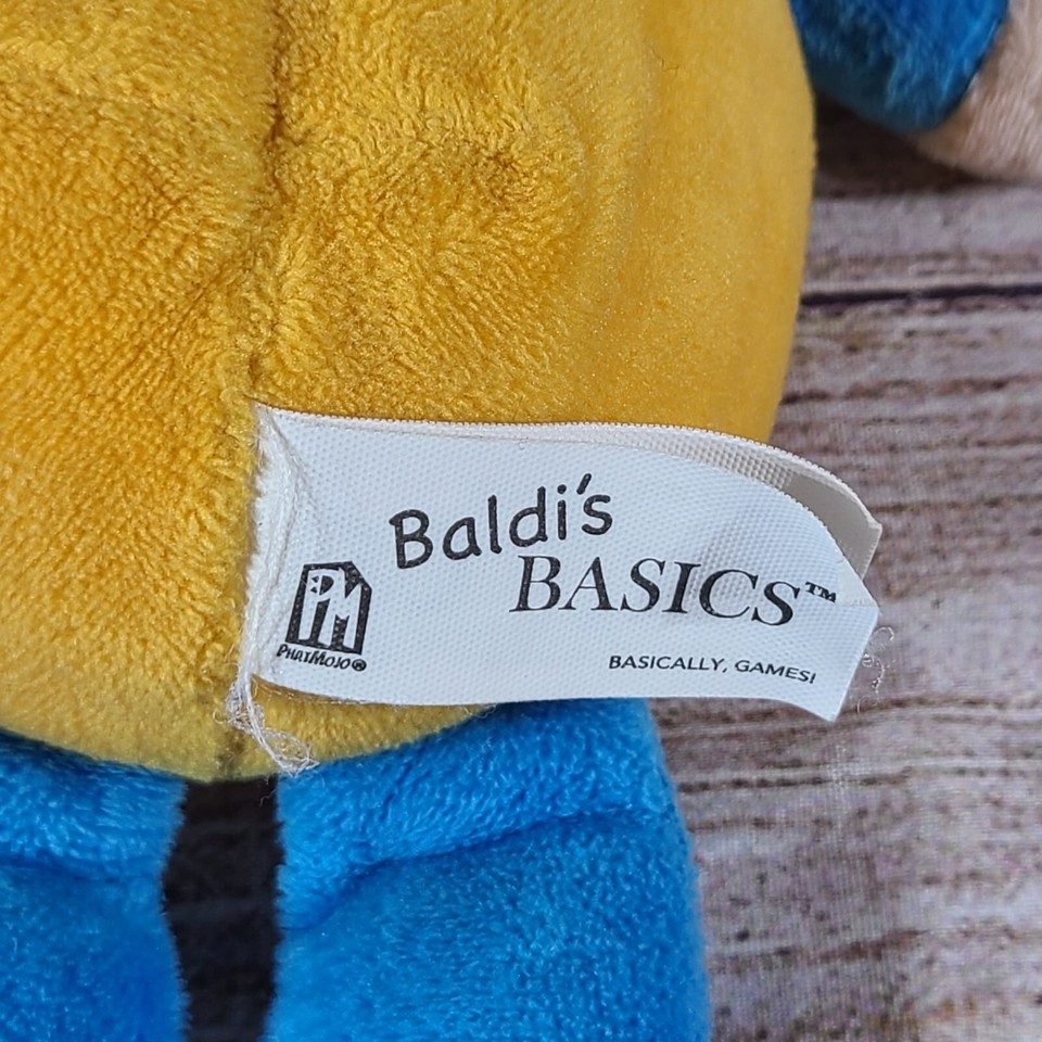 Baldi's Basics Plush Happy Bully Series Stuffed Doll Blue Yellow ...