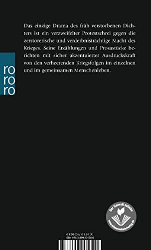 Draussen Vor Der Tur (German Edition) - Wolfgang Borchert - Pocket Book ...