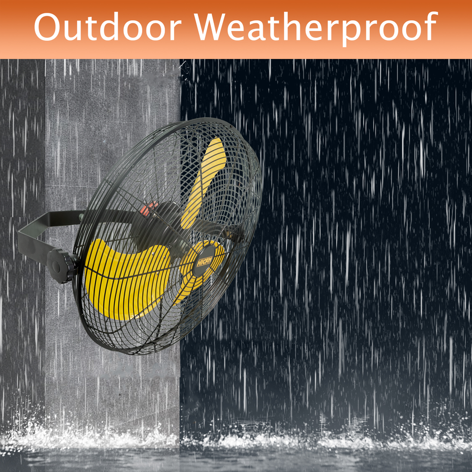 5100 CFM 20" Outdoor High Velocity Wall Mounted Fan with IP44 Enclosure Motor | eBay
