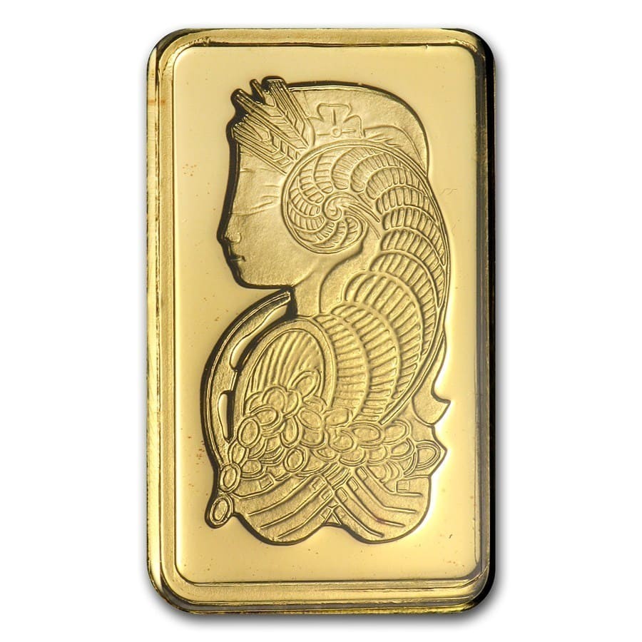 10 Gram PAMP Suisse Lady Fortuna 999,9 Fine Gold Bar Sealed in Assay ...