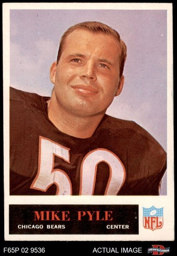 1965 Philadelphia #24 Mike Pyle Bears Yale 5 - EX | eBay