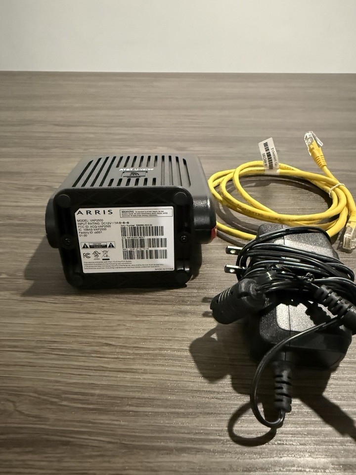 ATT VAP2500 U-Verse Video Wireless Access Point w Power Adapter ...