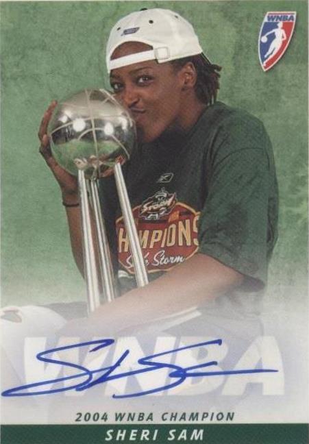 2005 Rittenhouse WNBA - Autographs WNBA Champion Sheri Sam (AU) for ...