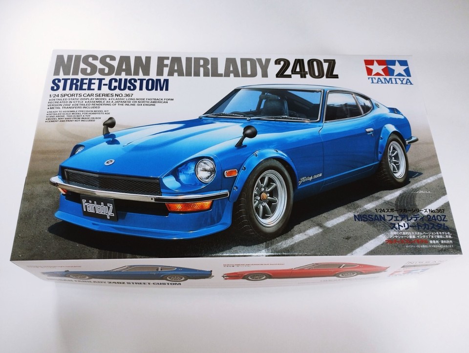 Tamiya 1/24 Scale Model Kit Datsun 240Z / Nissan Fairlady 240Z Street ...