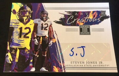 2023 Impeccable #CC-STJ Steven Jones Jr. RC Appalachian State Titans | eBay