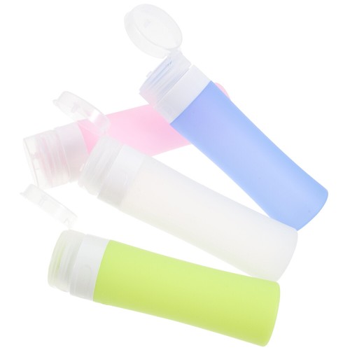 4 Pcs Travel Foundation Container Refillable Containers Emulsion Bottle ...