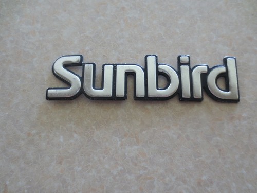 Original Pontiac Sunbird car badge / emblem | eBay