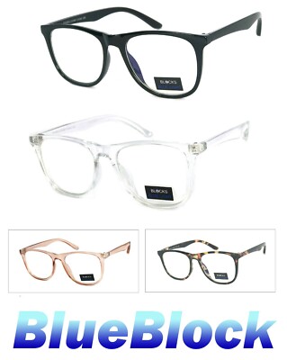 Blue Light Blocking Glasses Computer Gaming Retro Eyewear Vision Care ...