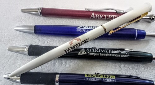 Lot Heavy Metal Drug Rep Pens, Pharmaceuitcal, Pharma, Medical, Promo ...