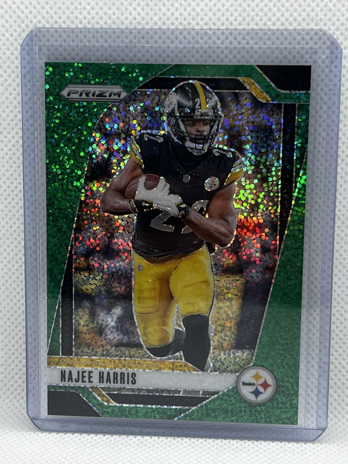 Najee Harris 2024 Prizm #241 Green Sparkle /8 Price Guide - Sports Card ...