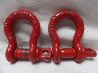 Pair of Crosby 2 Ton Shackles Clevises USA | eBay
