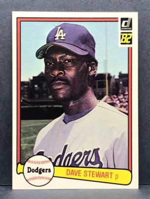 1982 Donruss DAVE STEWART Rookie Card RC No. 410 Crease-Free NM-MT+ ...
