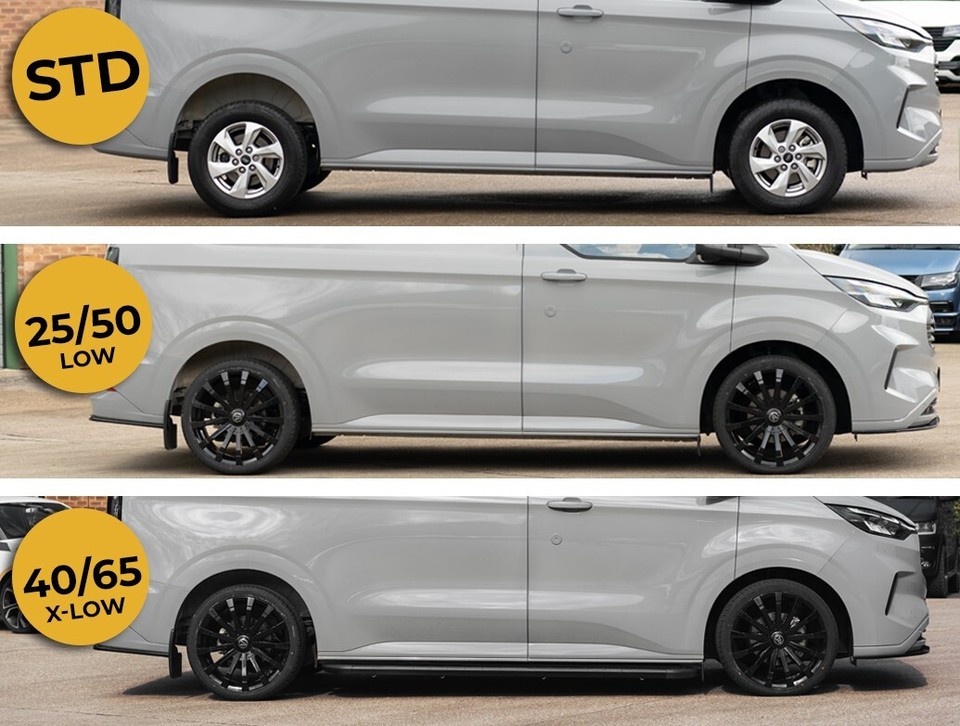 FOR FORD TRANSIT CUSTOM VAN MK2 2024- COBRA SPORTS LOWERING SPRINGS KIT ...