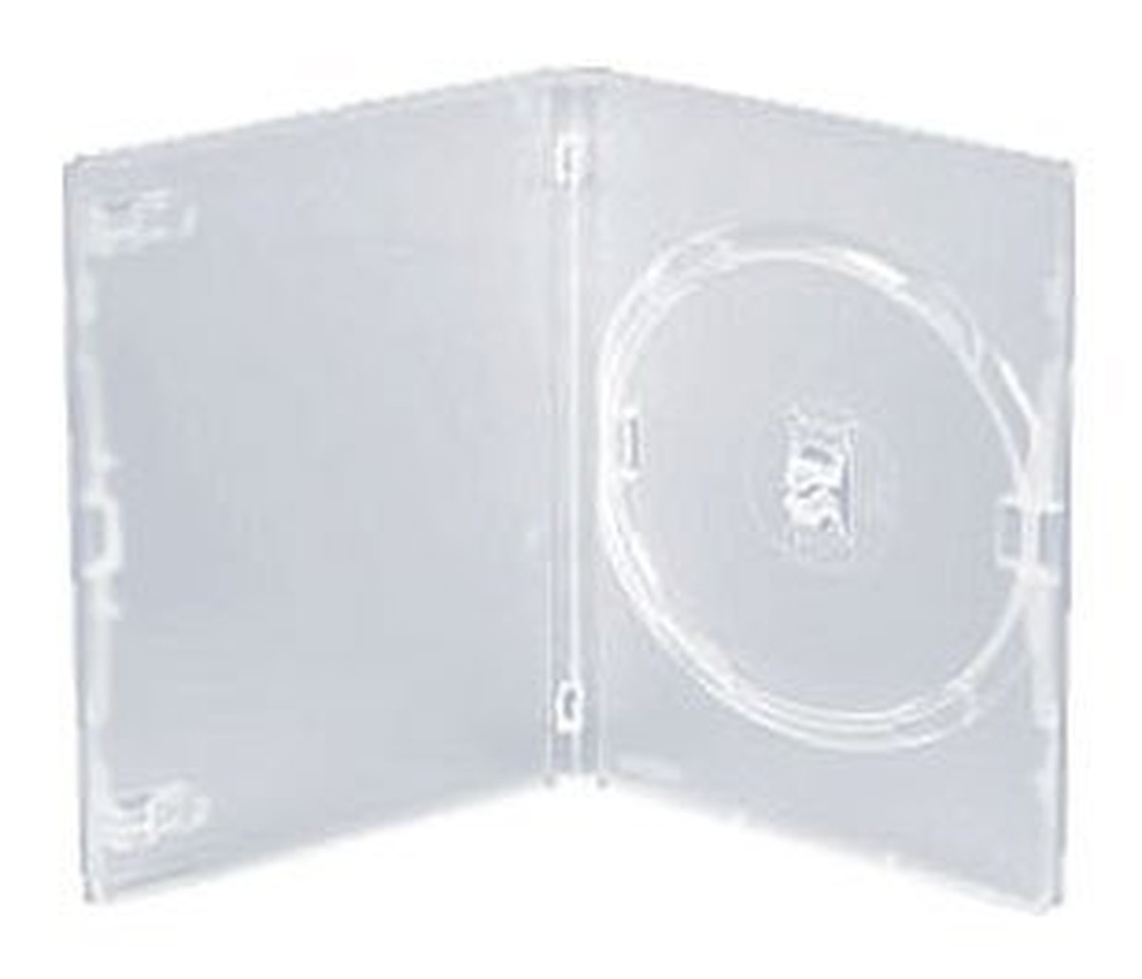 5 X Single Clear DVD Cases with 14 mm Spine Case for 1 CD/DVD/Blu-ray ...