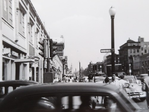 Vintage 1955 Photo Boston 1950s Gainsborough Street Huntington Ave East ...