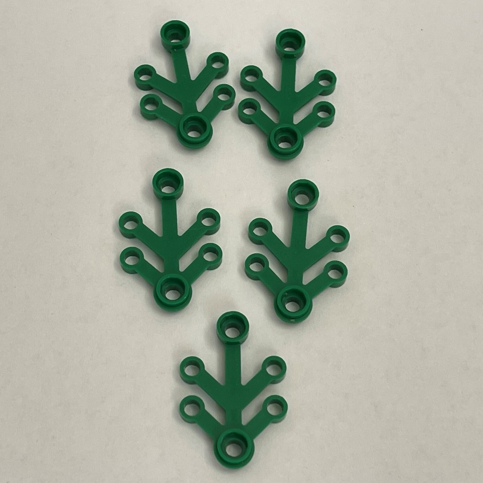 Lego 2423 Plant Leaves Green Replacement Parts Pieces Lot of 5 | eBay