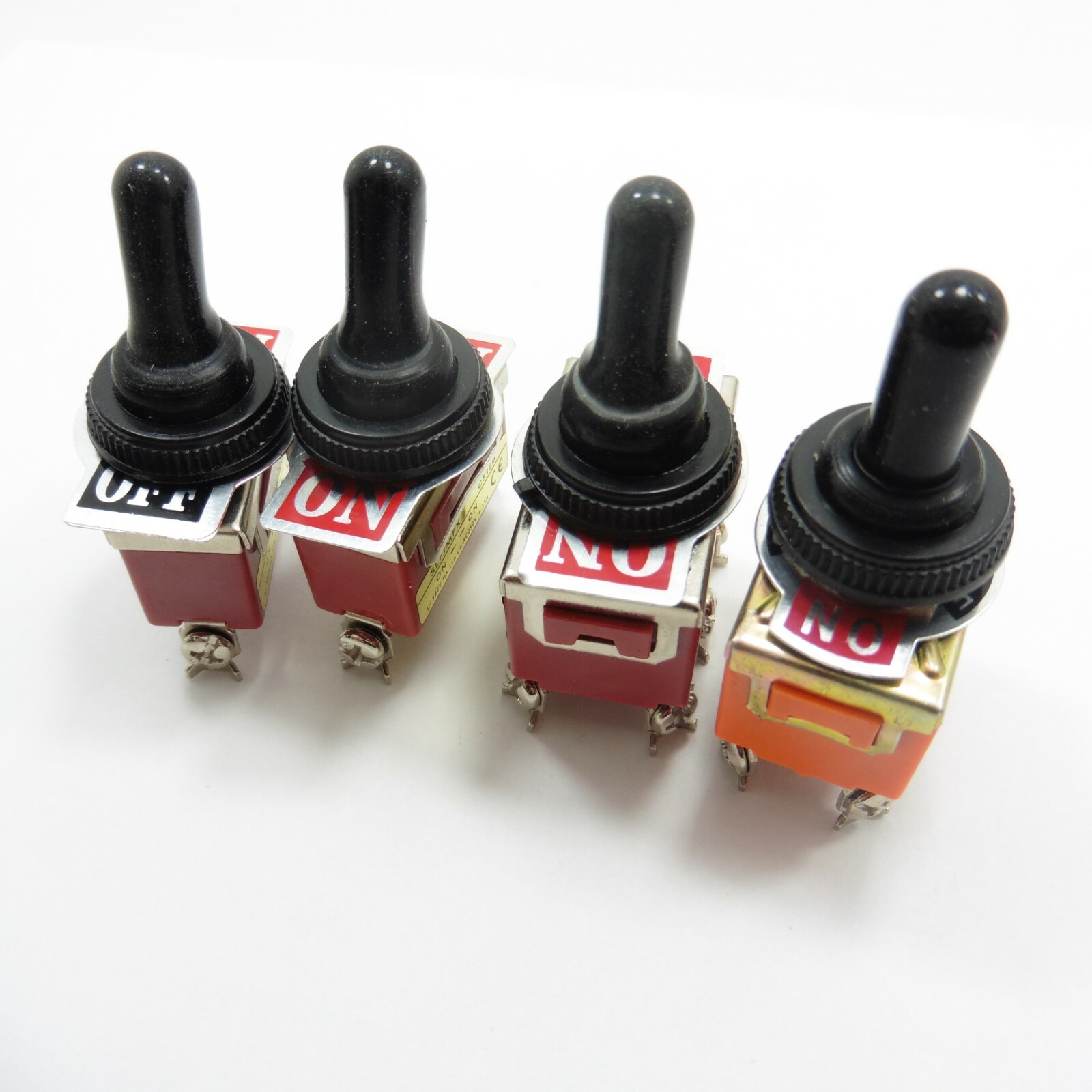AC Panel Mount Toggle Switches 15A 250V Metal Resin With Waterproof Cap ...