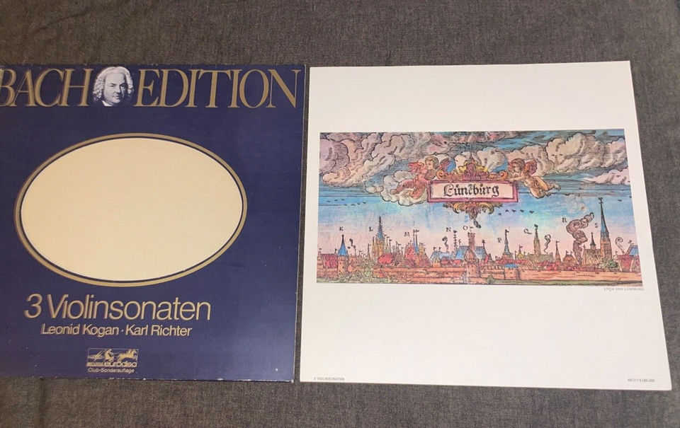 Eurodisc LIMITED ED. Leonid Kogan, Richter: Bach: Violin sonatas nos. 1 ...