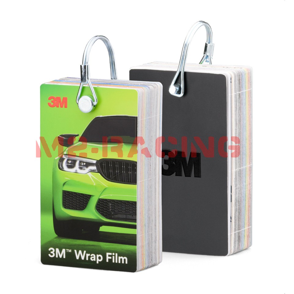 3M 1080 2080 Sample Swatch Deck Book Wrap Vinyl Carbon Fiber Matte ...