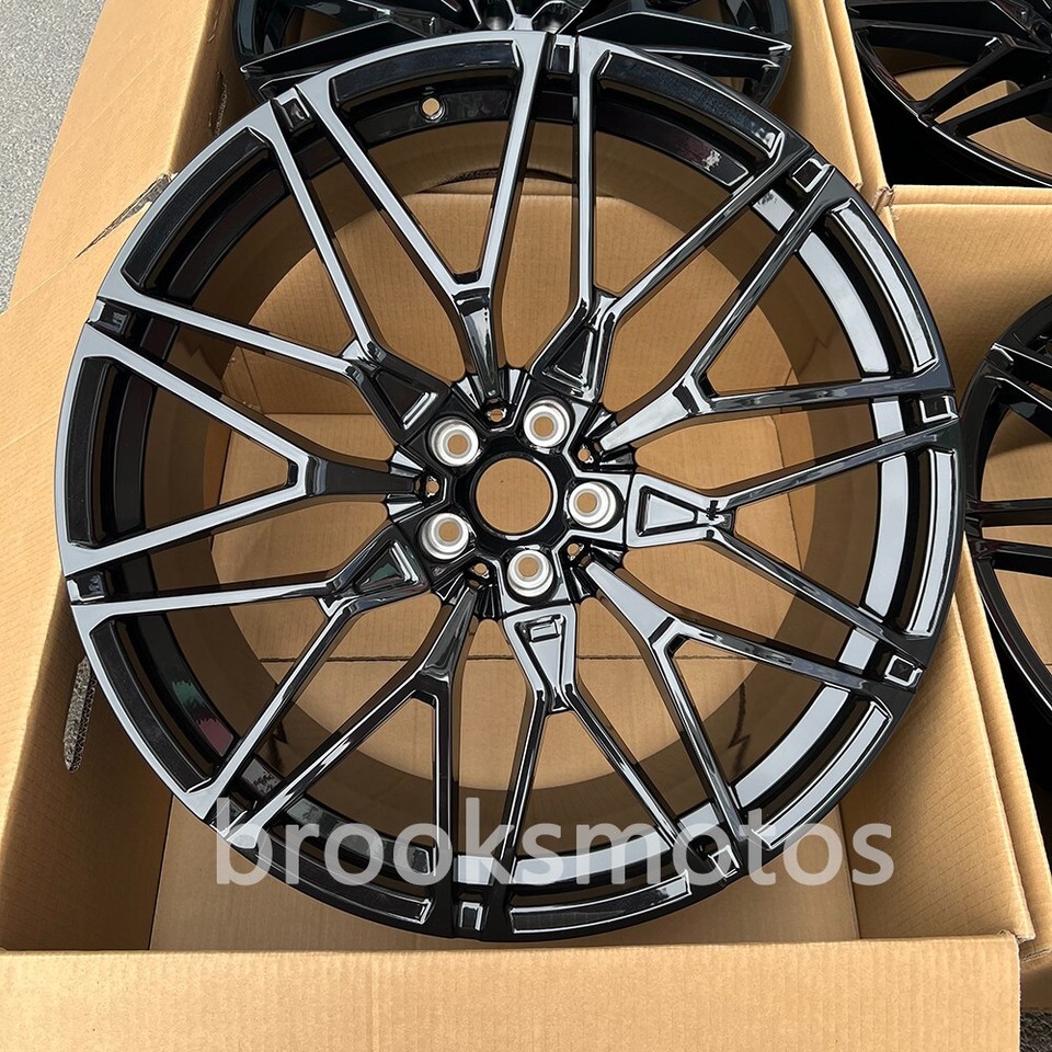 21" FORGED BLACK FULL WHEEL RIMS FIT 2021+ BMW X3M F97 X4M F97 818 21X9 ...