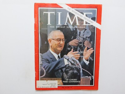 Time Magazine (May 1, 1964) (At Garden Press Conference) AR | eBay