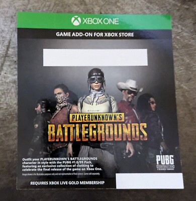 PlayerUnknown's Battlegrounds PUBG #1.0/99 PACK (DLC) XBOX LIVE Key ...