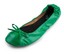 Women's Foldable Portable Travel Ballet Flat Roll up Slipper Shoes | eBay